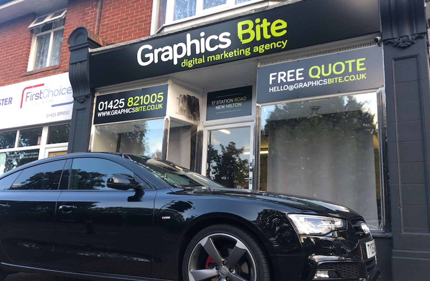 Shop Signage Is Up! | Graphics Bite